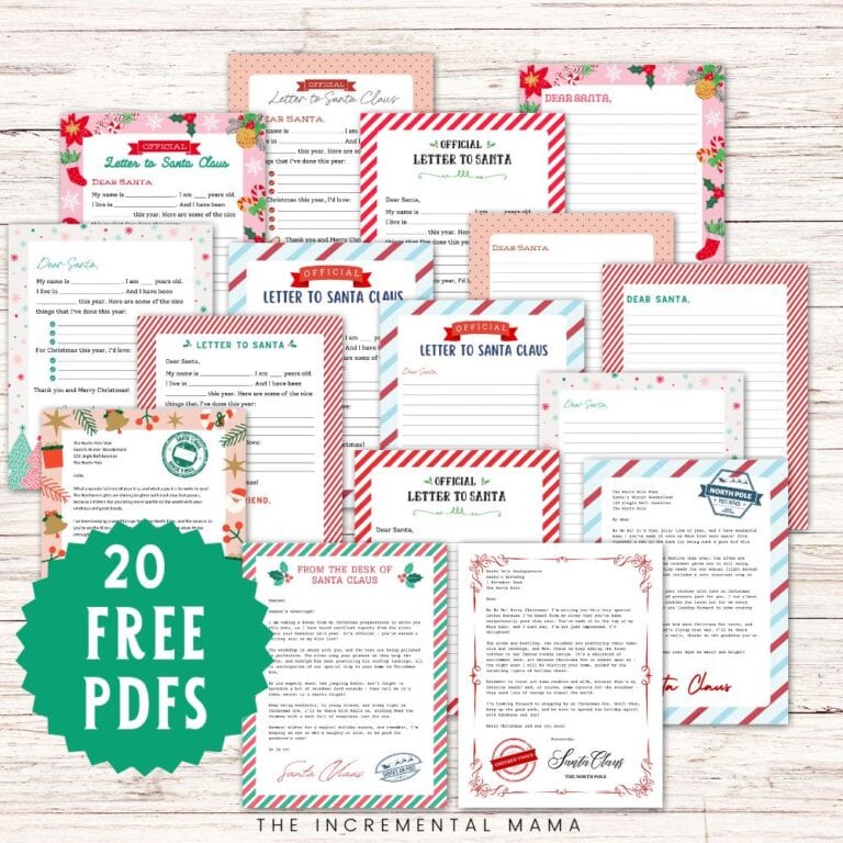 20 Cute & Free Printable Santa Letter Templates For Kids - The ...