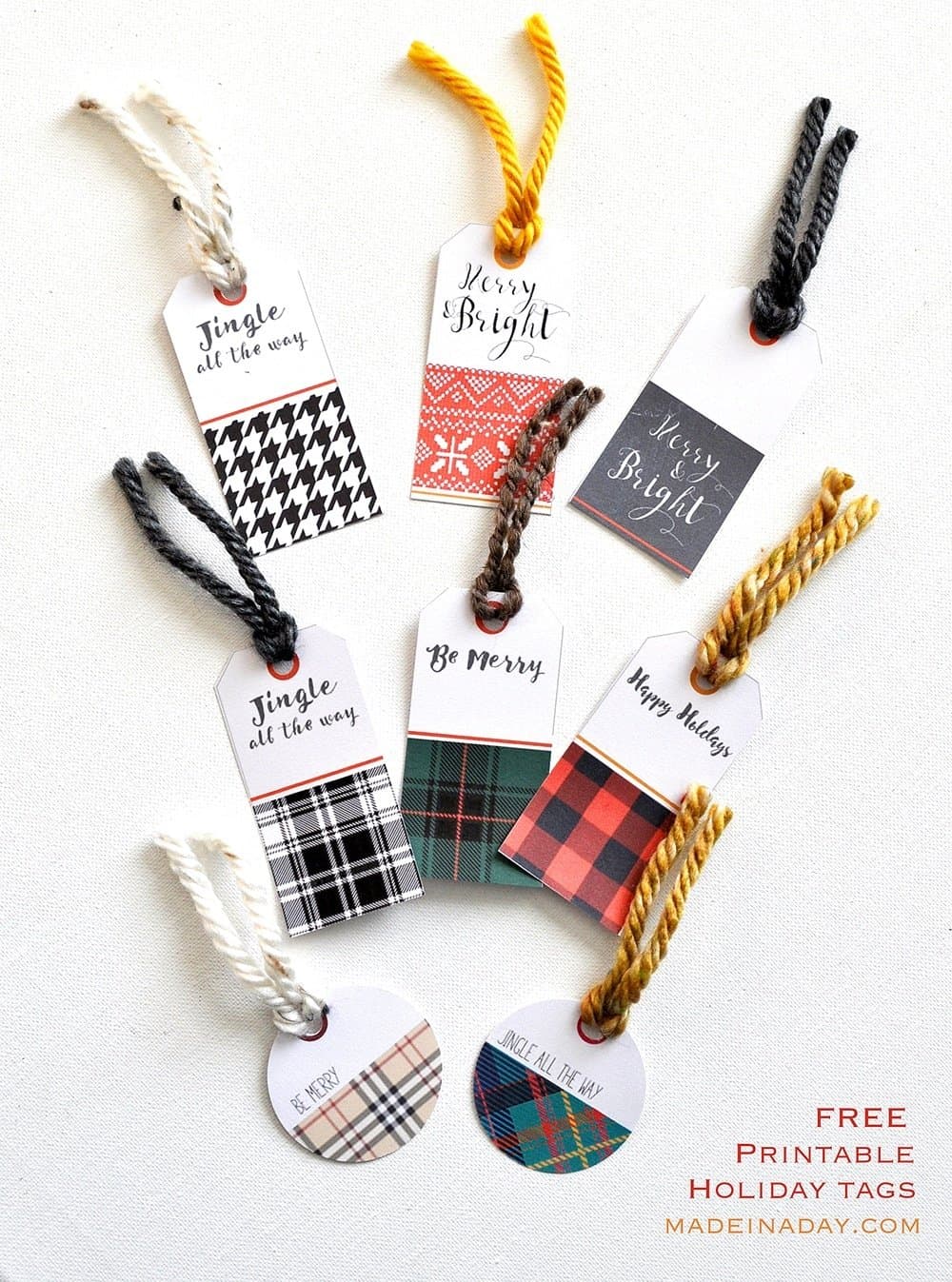 200+ Free Printable Christmas Tags - The Incremental Mama