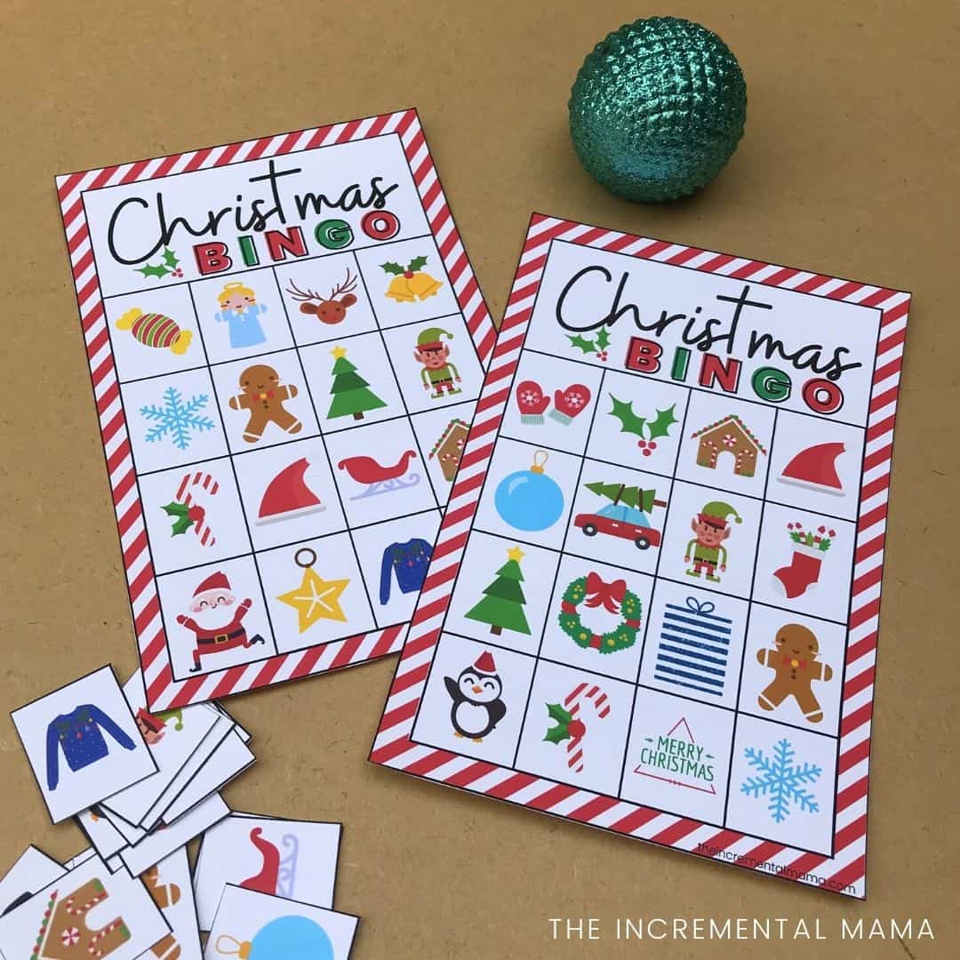 20 Free Printable Christmas Bingo Cards