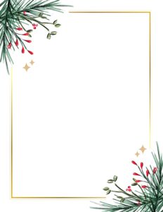 30+ Free Printable Christmas Border Printable Templates - The ...