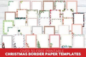 30+ Free Printable Christmas Border Printable Templates - The ...