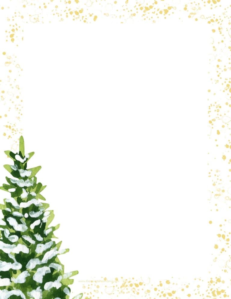 30+ Free Printable Christmas Border Printable Templates - The ...