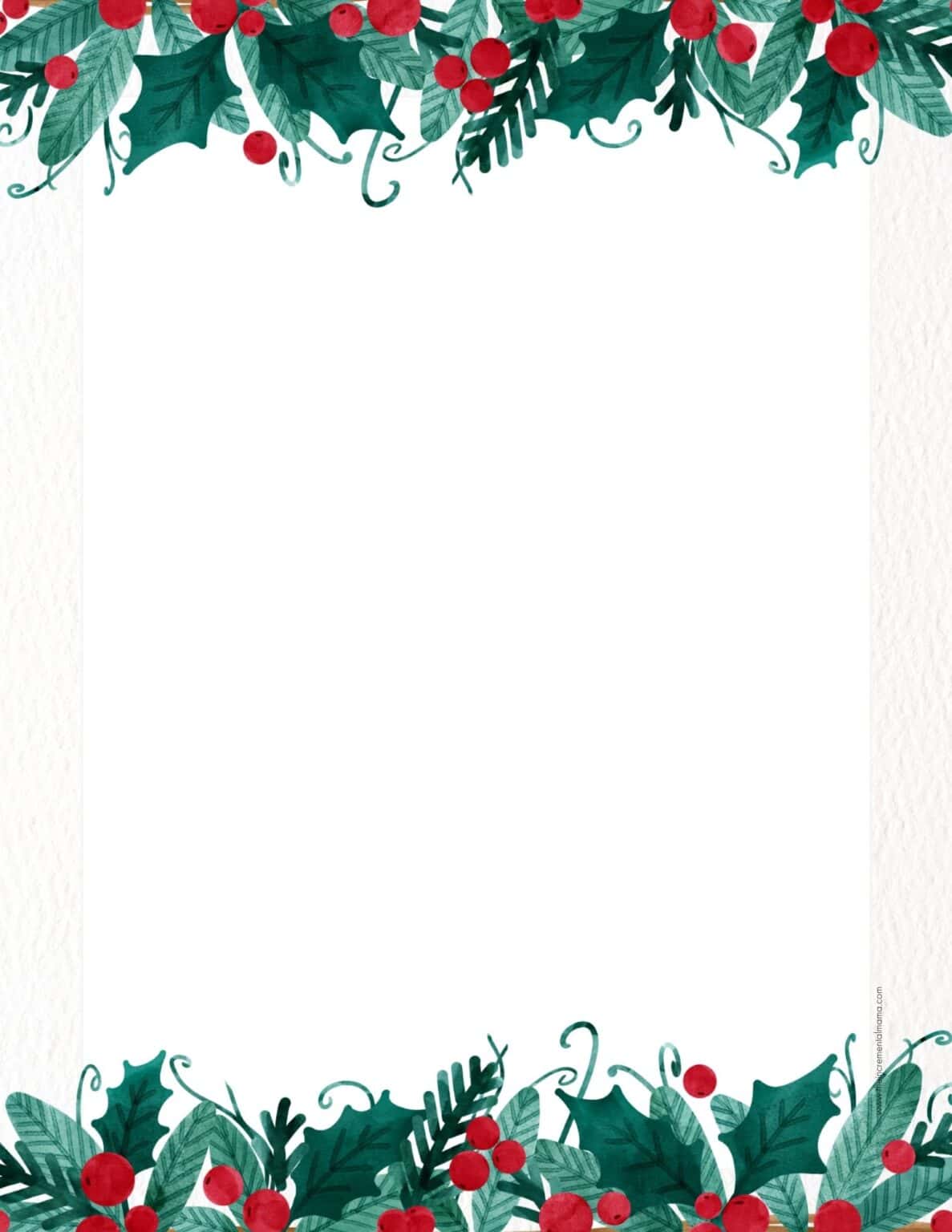 30+ Free Printable Christmas Border Printable Templates - The ...
