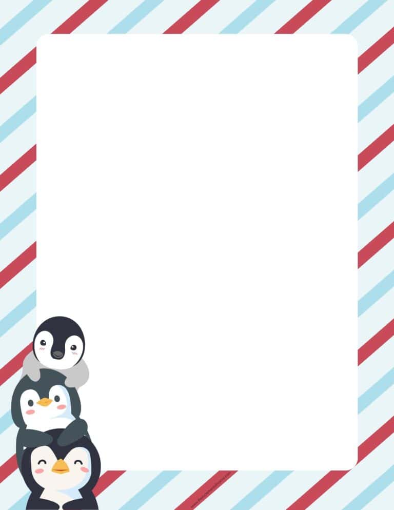 30+ Free Printable Christmas Border Printable Templates - The ...