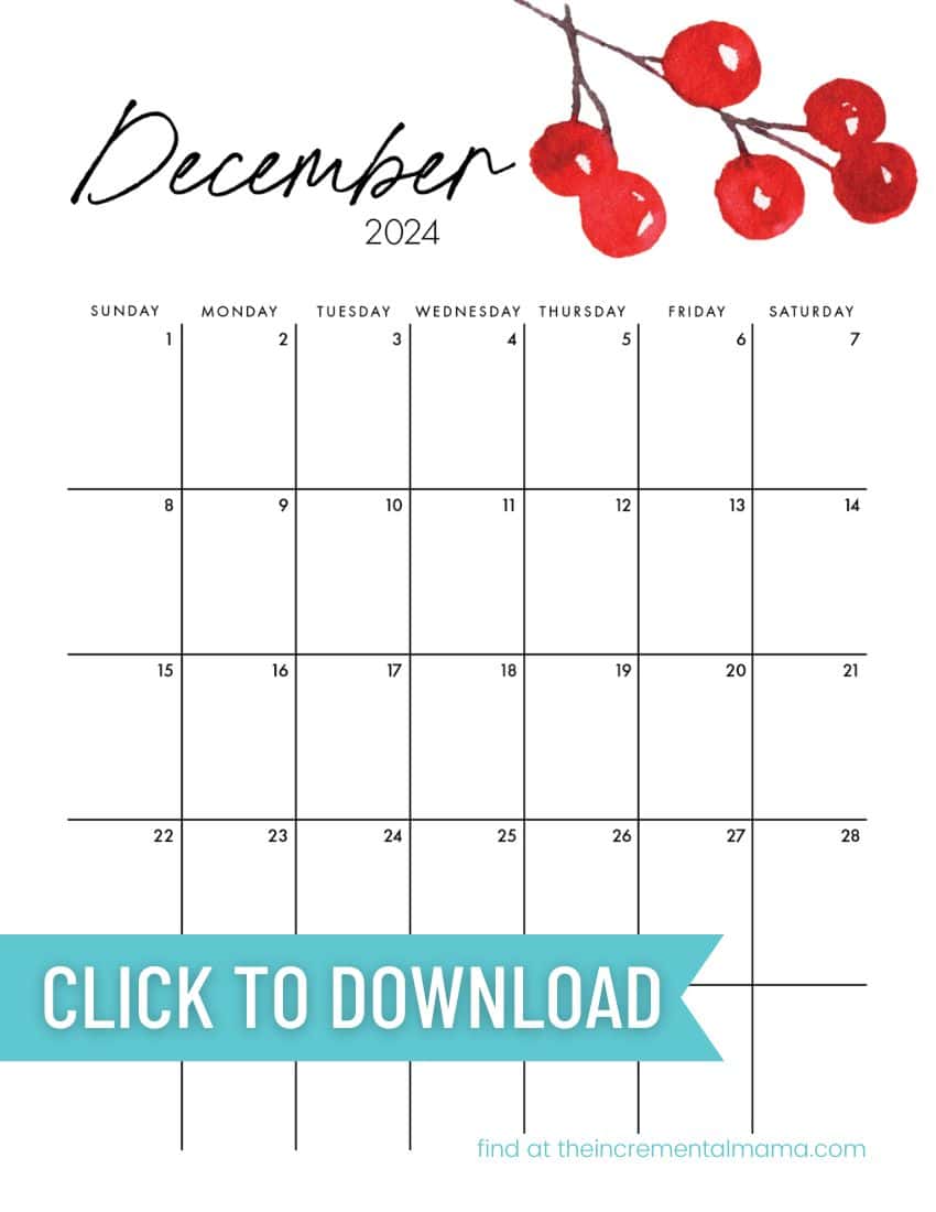 Free 2024 Floral Calendar Download (12 Monthly Templates) - The ...