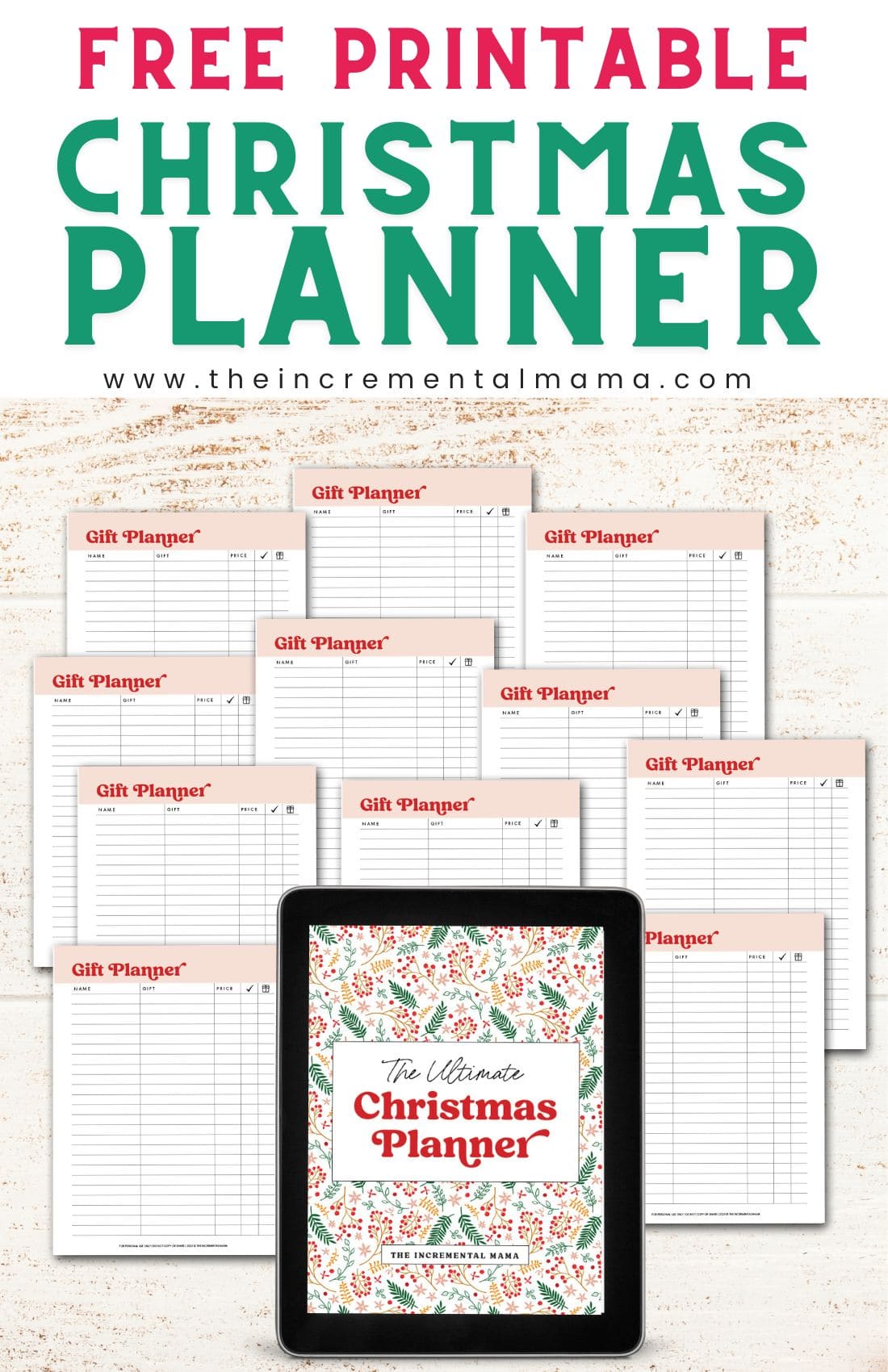 Free Christmas Planner Printable for the Best Holiday Ever - The ...