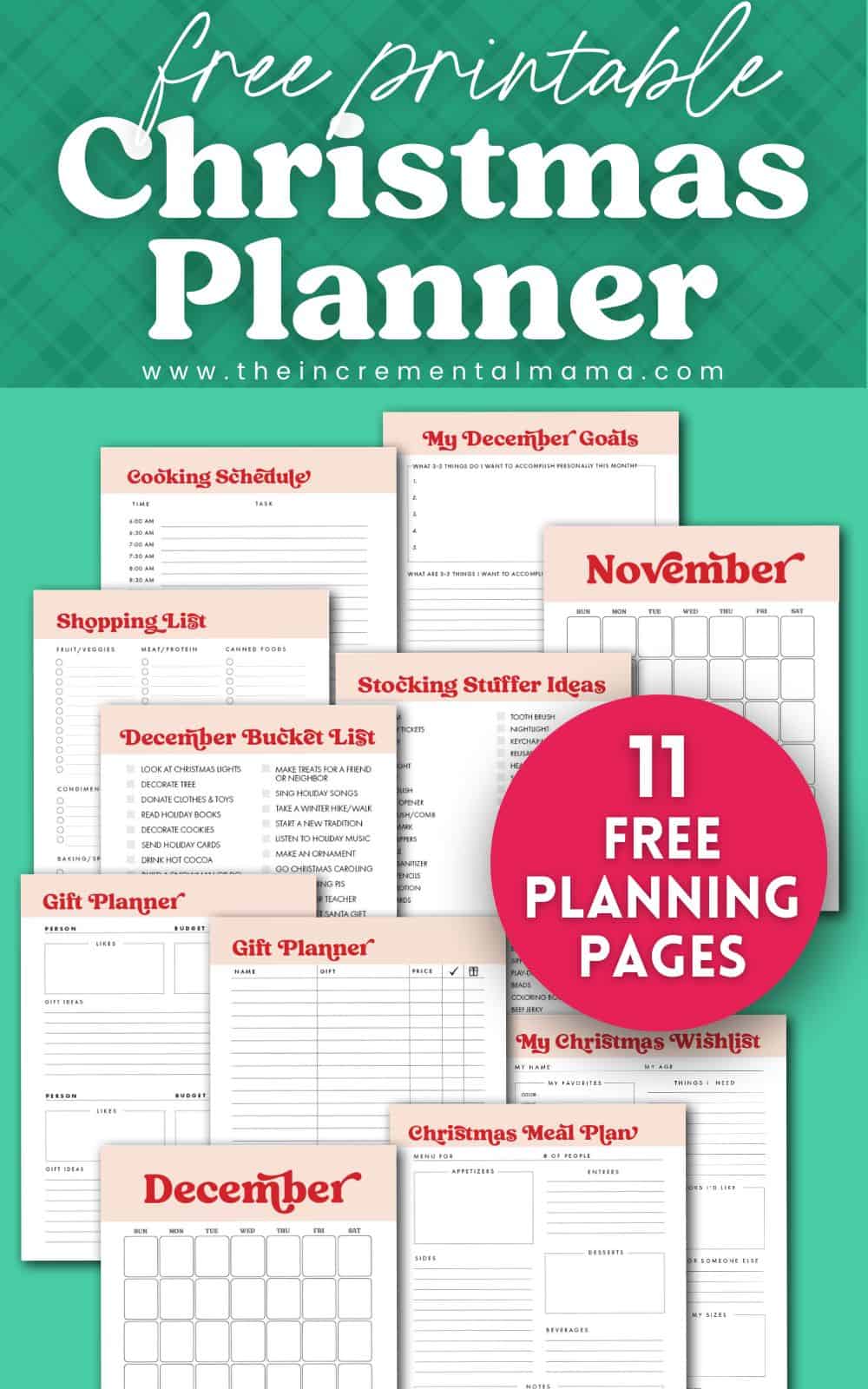 Free Christmas Planner Printable for the Best Holiday Ever - The ...
