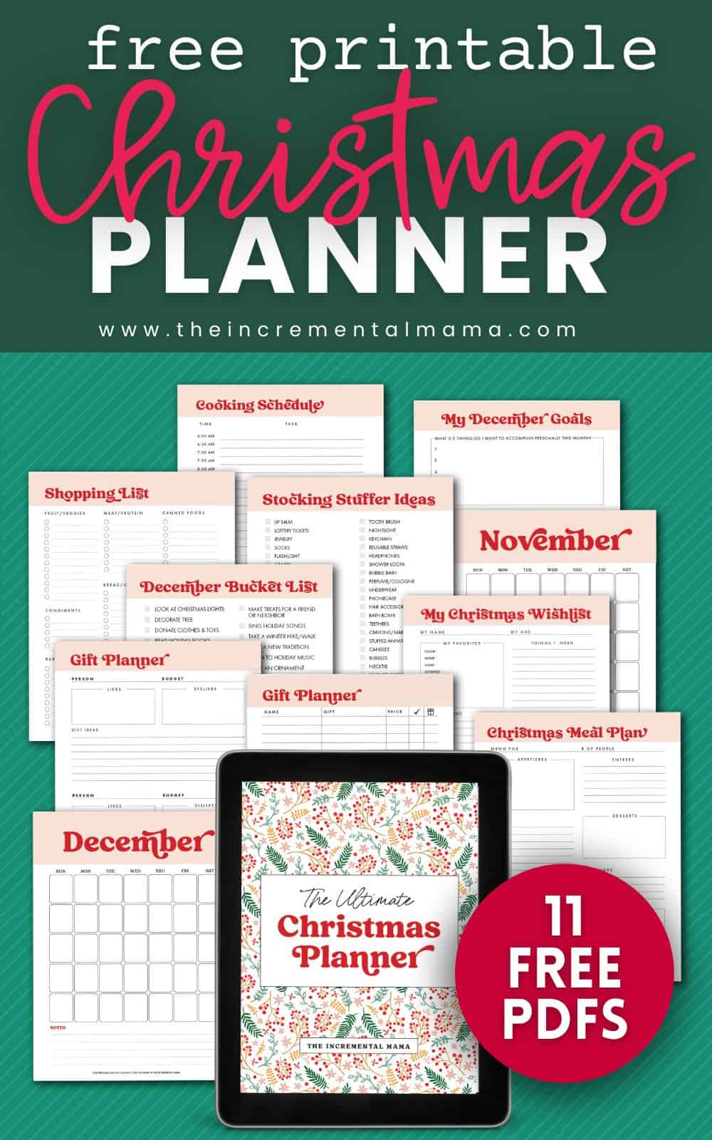 Free Christmas Planner Printable for the Best Holiday Ever - The ...