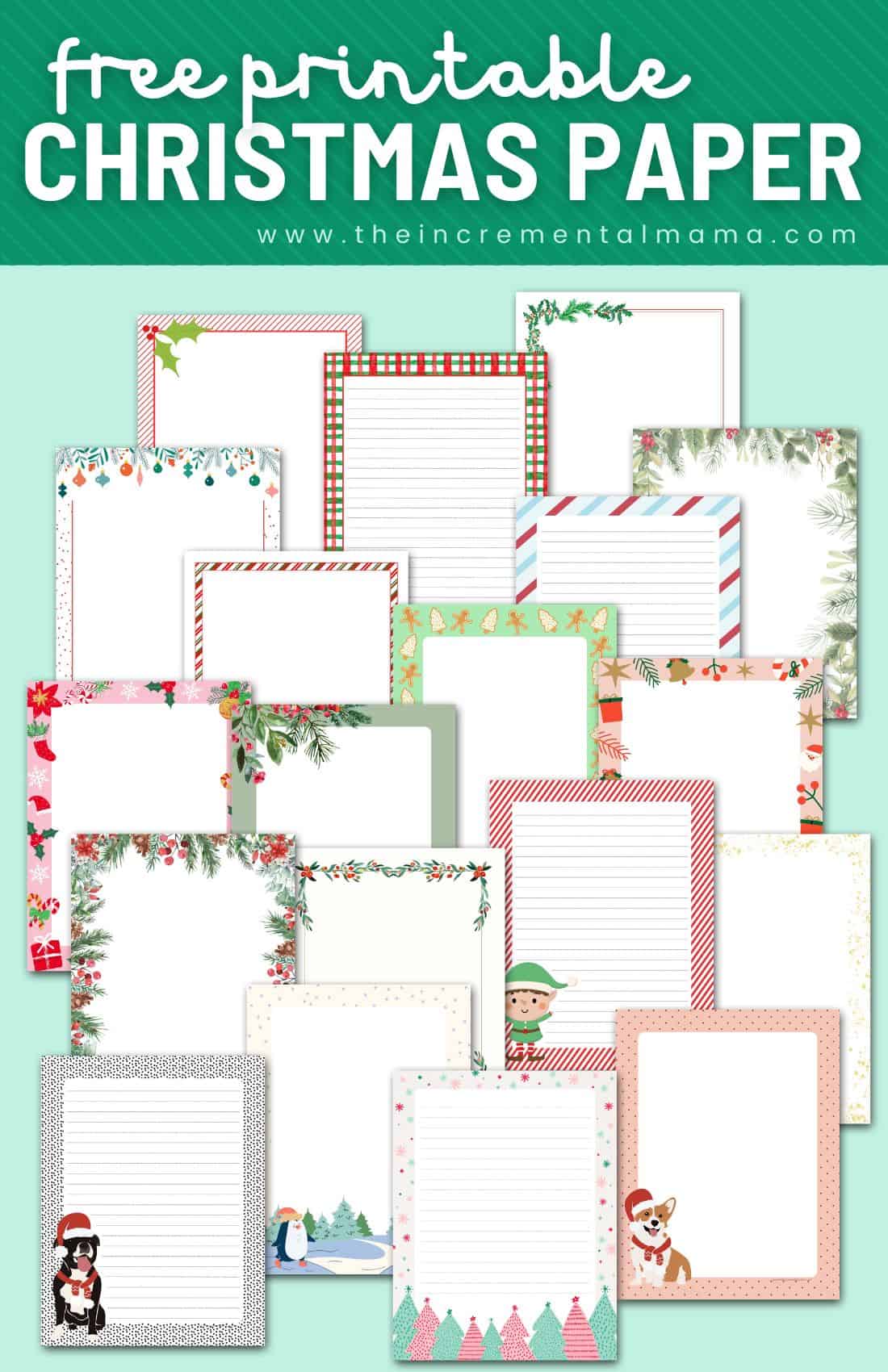 30+ Free Printable Christmas Border Printable Templates - The ...