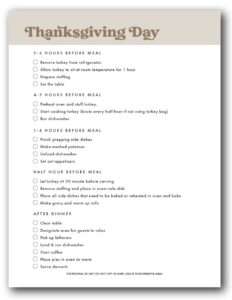The Best Free Printable Thanksgiving Planner (8 pages) - The ...