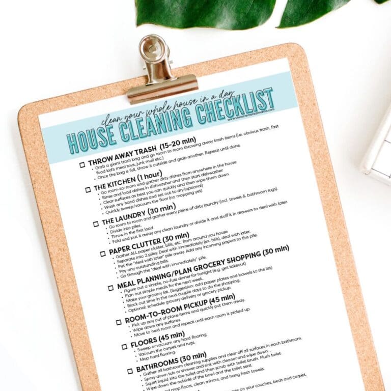 How to Quickly Clean Your House When it’s a Disgusting Mess