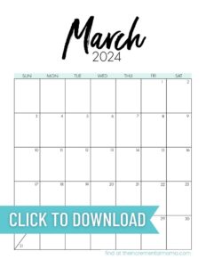 Free Printable Monthly Calendar 2024 - January to December - The ...