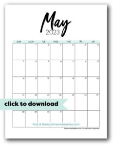 Free Printable 2023 Calendar Printable PDF Template