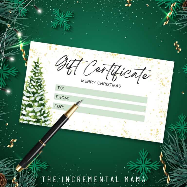 6 Free Printable Gift Certificate Templates for Christmas - The ...