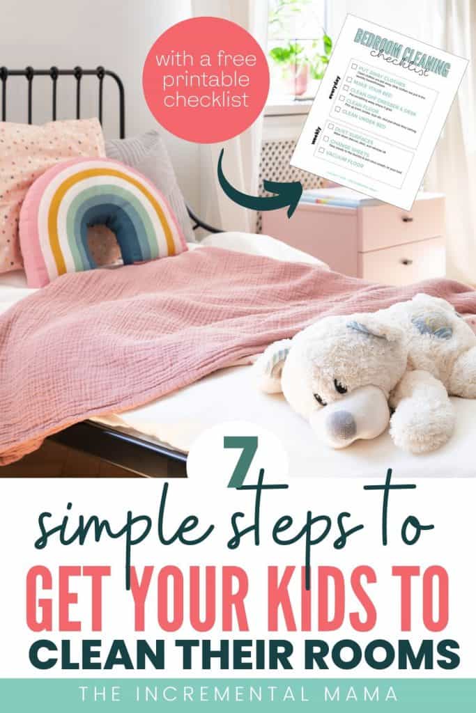 7 Steps to Teaching a Child to Clean Their Own Bedrooms