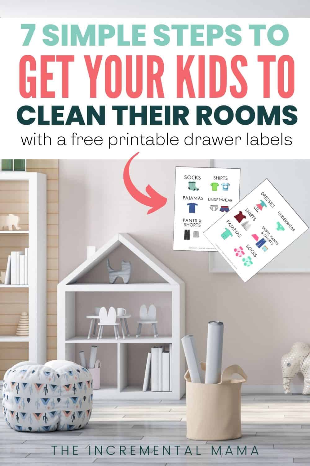 7 Steps to Teaching a Child to Clean Their Own Bedrooms
