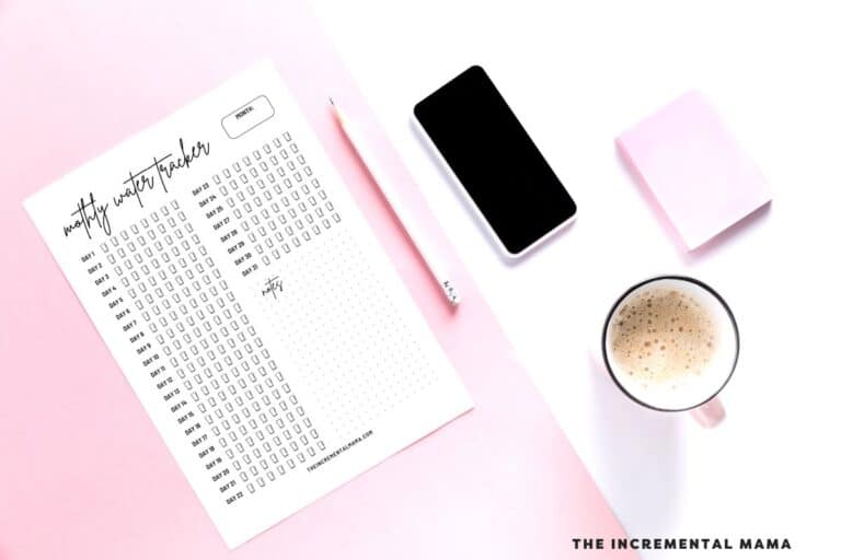 The Best 8 Free Monthly Water Tracker Printable PDFS