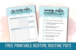 The Perfect Bedtime Routine for Moms + Free Printable