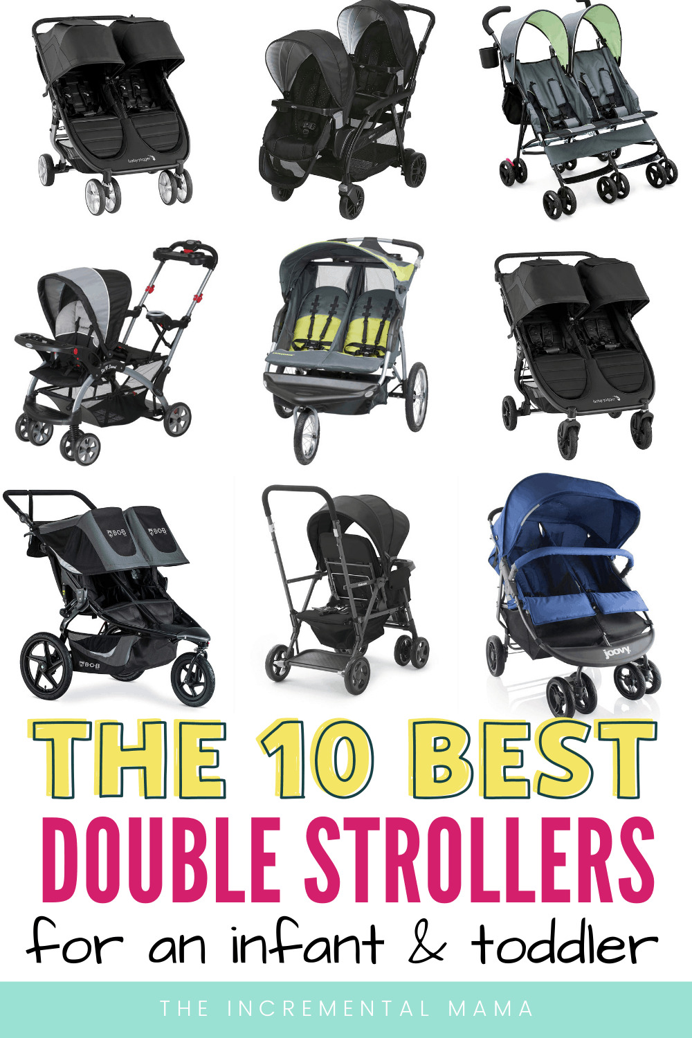 The 10 Best Double Strollers for a Newborn & Toddler 2020