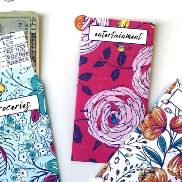 Free Printable Cash Envelope Tracker Inserts - The Incremental Mama