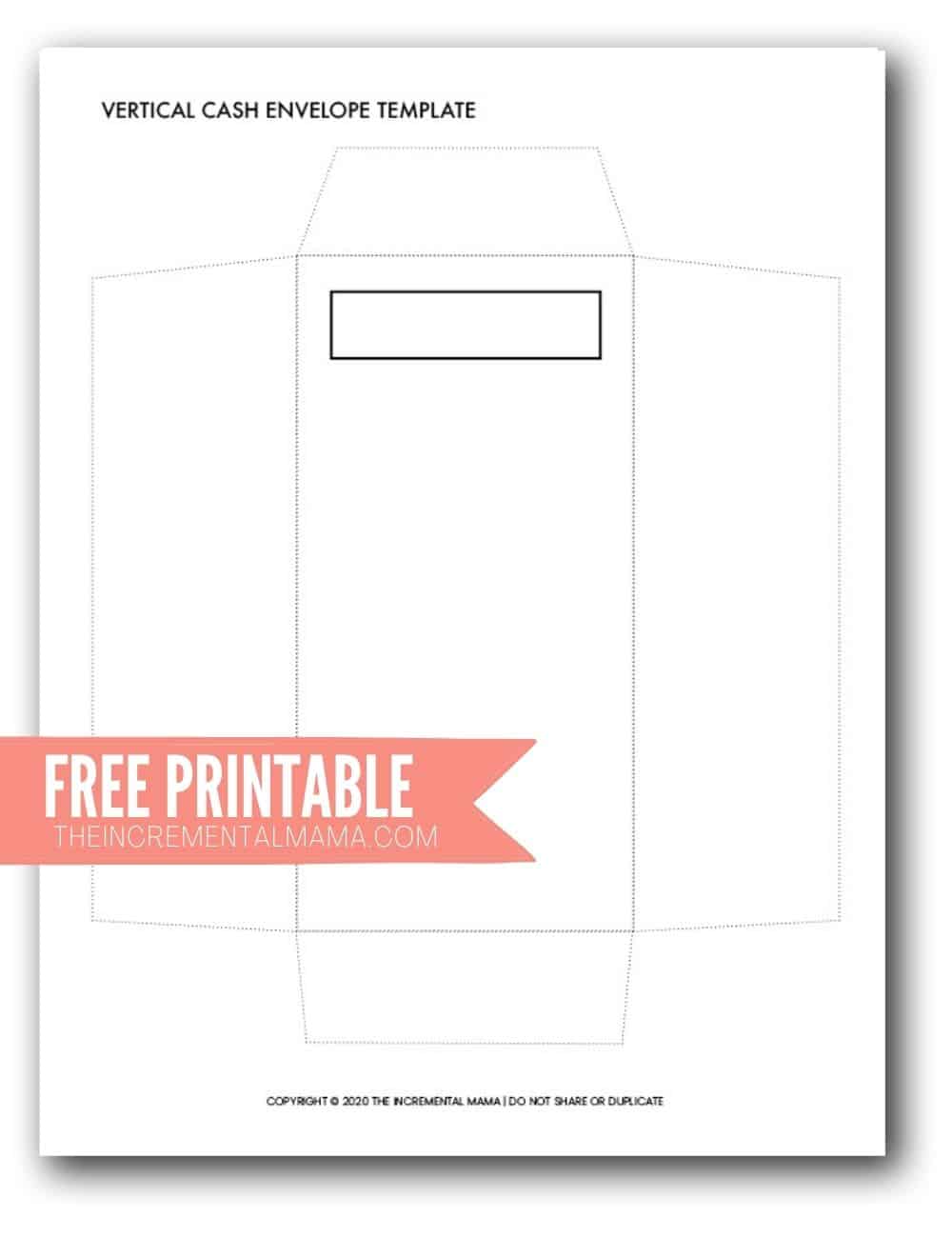A Simple Cash Envelope System Template - Free Printable