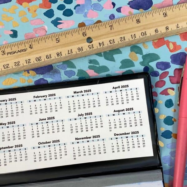 Free Checkbook Calendar Printables (2023, 2024, 2025)