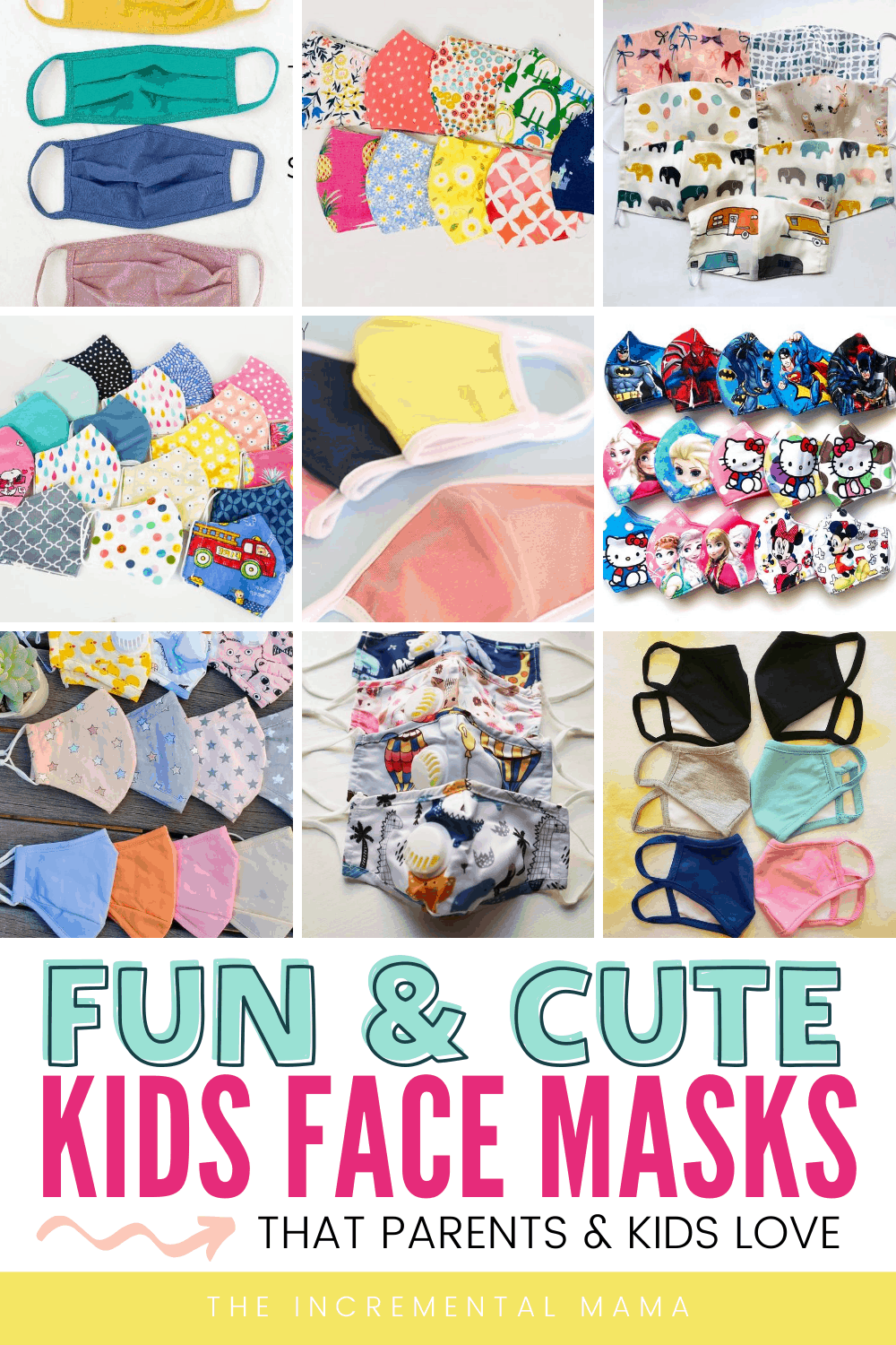 20+ Cute Face Masks for Kids You Can Buy Right Now