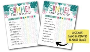 Free Summer Chore Chart to Keep Kids Busy & Mom Happy