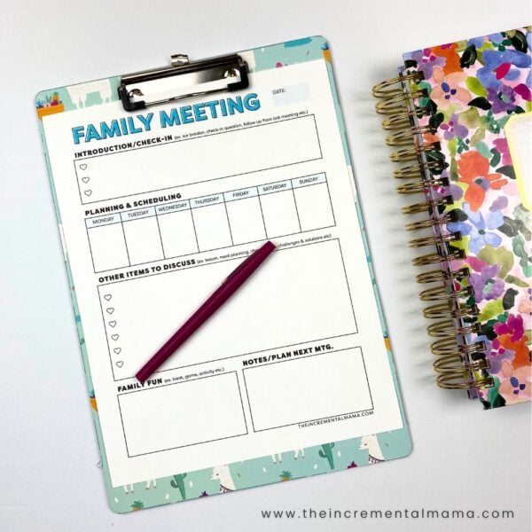 The Guide to Successful Family Meetings + Free Agenda PDF - The ...