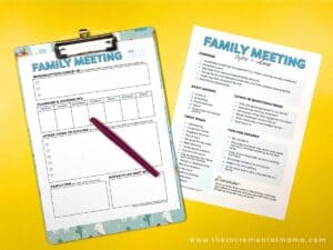 The Guide to Successful Family Meetings + Free Agenda PDF - The ...