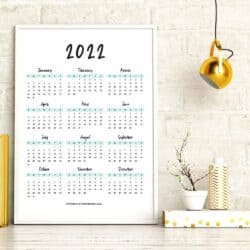 5 Free 2022 Calendar Printables to Organize Everything This Year