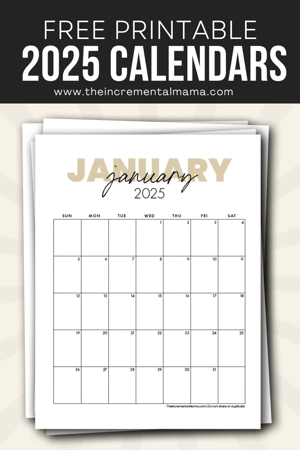 Free Calendar Downloads