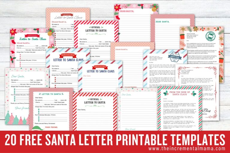 20 Free Printable Christmas Bingo Cards - The Incremental Mama