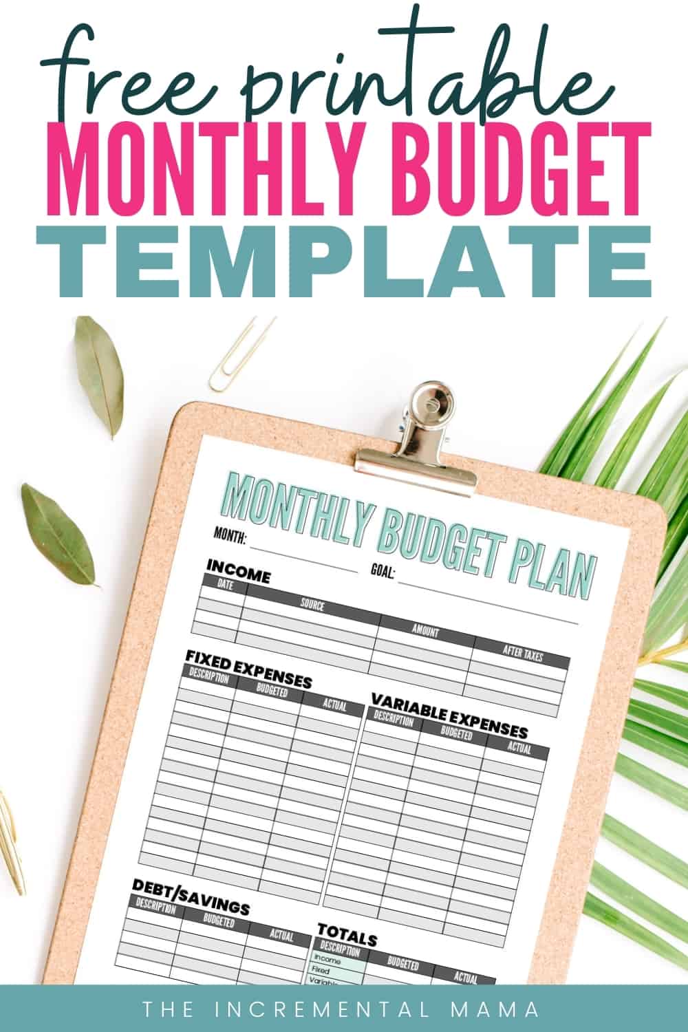 Free Blank Budget Worksheet Printables to Take Charge of Your Finances