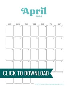 Fun Retro-Inspired 2024 Monthly Calendar PDFs (12 Free Printables)