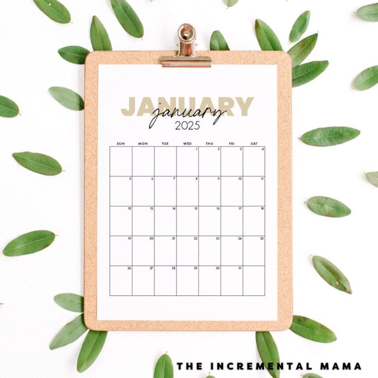 Cute Printable Calendars for 2024 (Free Monthly Templates) - The ...