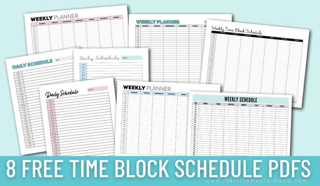 8 Free Time Blocking Planners to Crush Your To-Do List