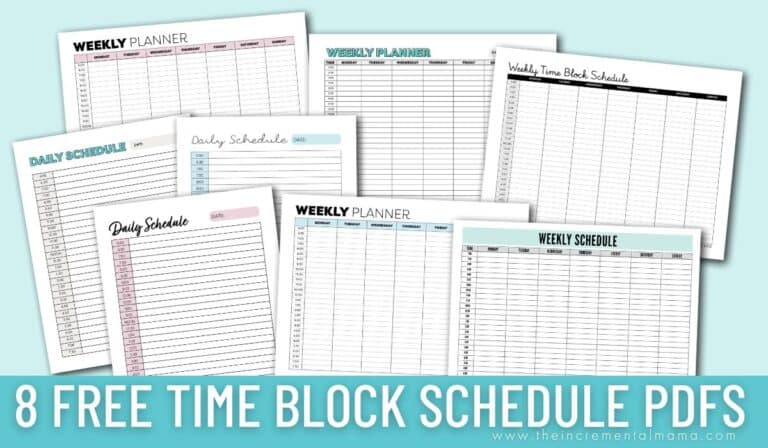 8 Free Time Blocking Planners to Crush Your To-Do List