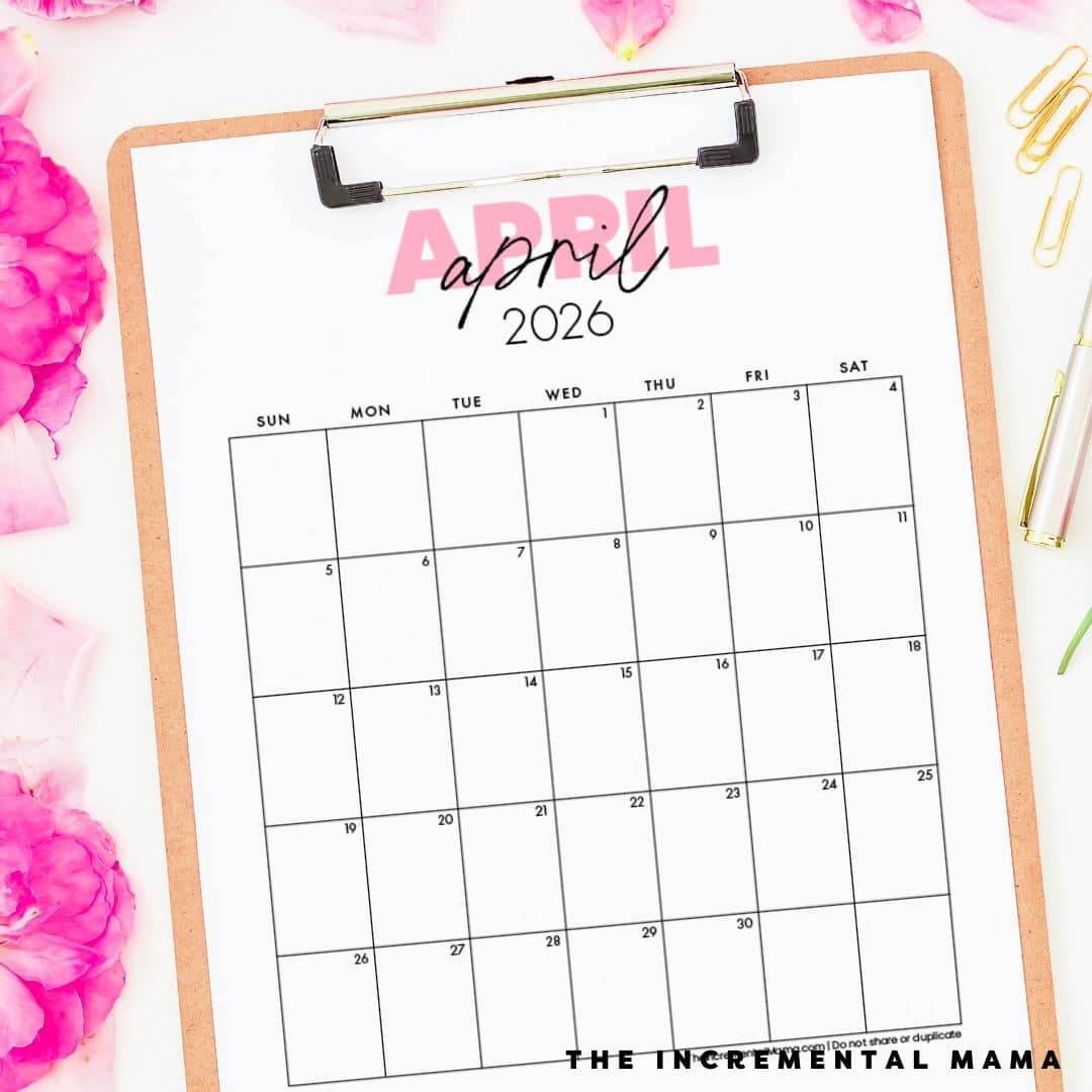 Free Printable 2026 Monthly Calendar (January - December PDFs) - The ...