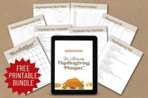 The Best Free Printable Thanksgiving Planner (8 pages) - The ...