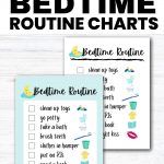 Free Printable Bedtime Routine Chart for a Smooth & Tear-Free Evening