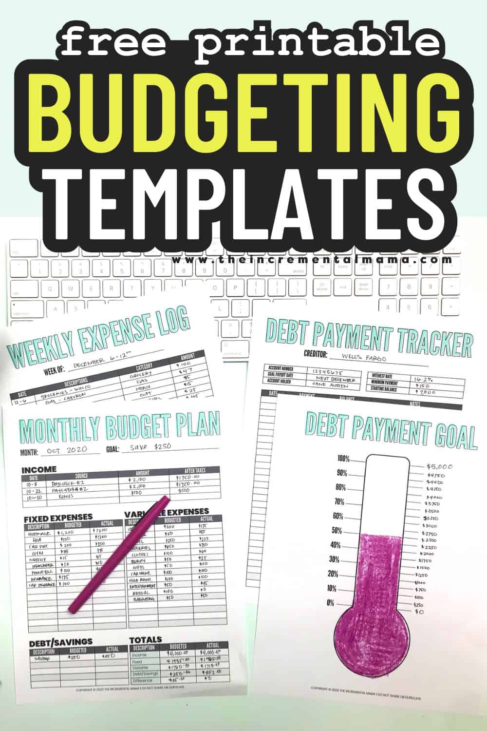 Free Blank Budget Worksheet Printables to Take Charge of Your Finances