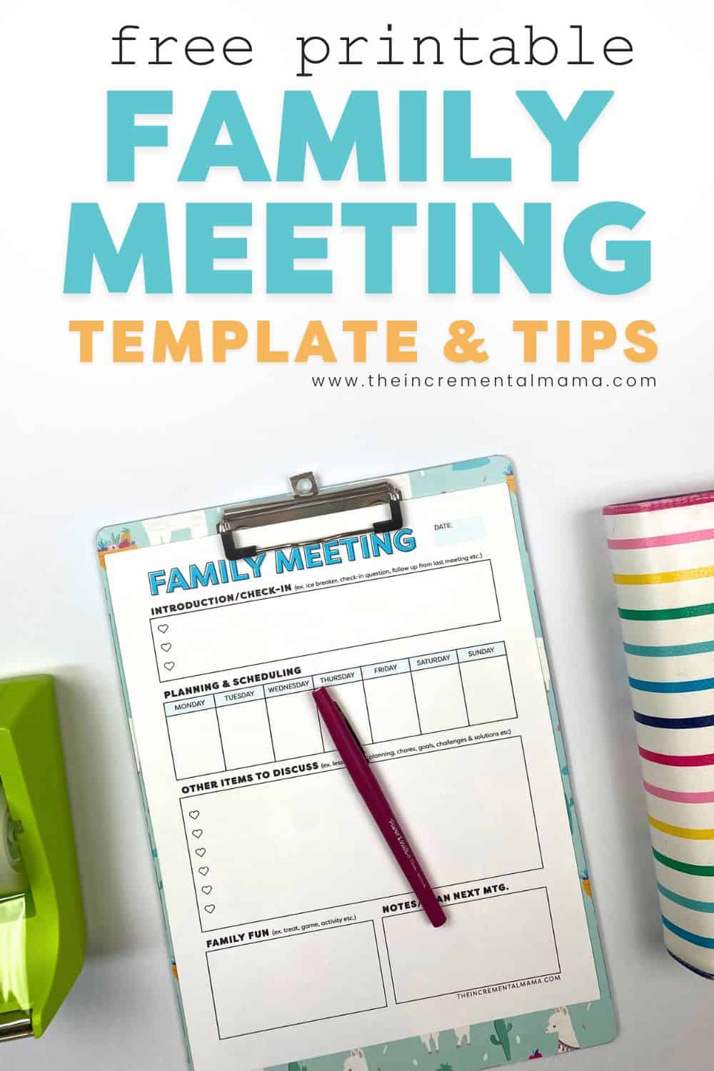 The Guide to Successful Family Meetings + Free Agenda PDF - The ...