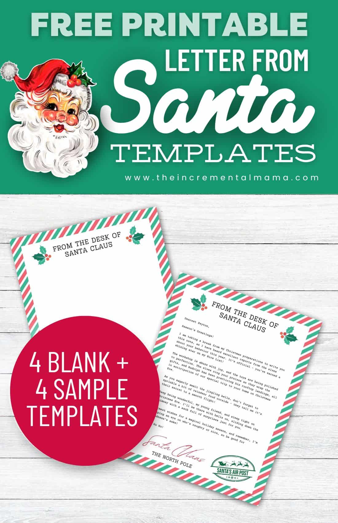 20 Cute & Free Printable Santa Letter Templates For Kids - The ...