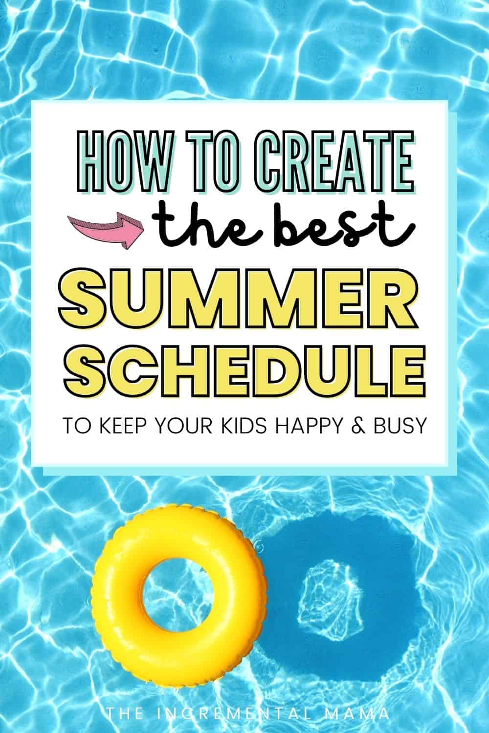 the Best Summer Schedule for Kids + Free Printable Bundle