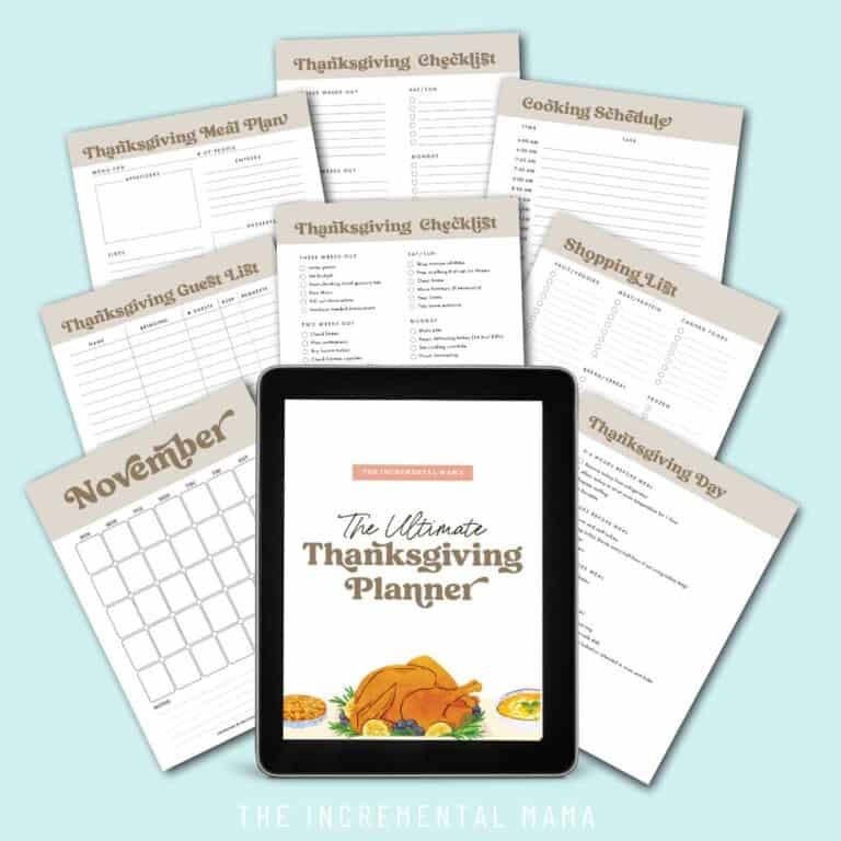 The Best Free Printable Thanksgiving Planner (8 pages) - The ...