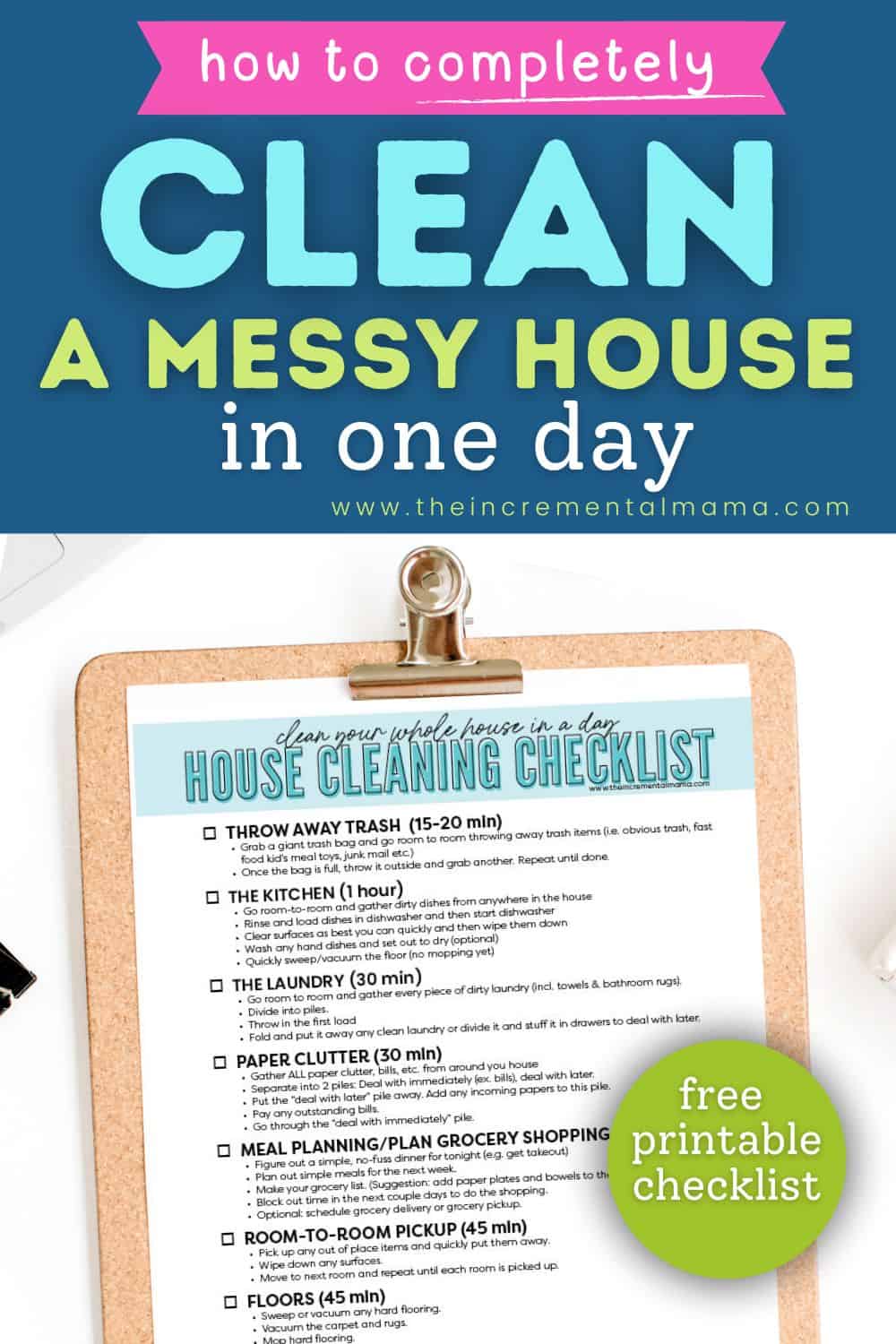 How to Quickly Clean Your House When it’s a Disgusting Mess