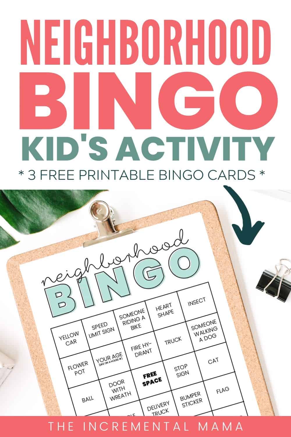 Fun Kid's Activity: Free Printable Neighborhood Bingo Cards - The ...