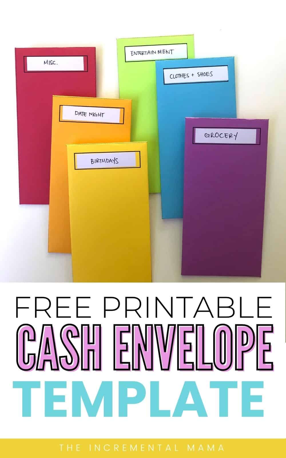 A Simple Cash Envelope System Template Free Printable